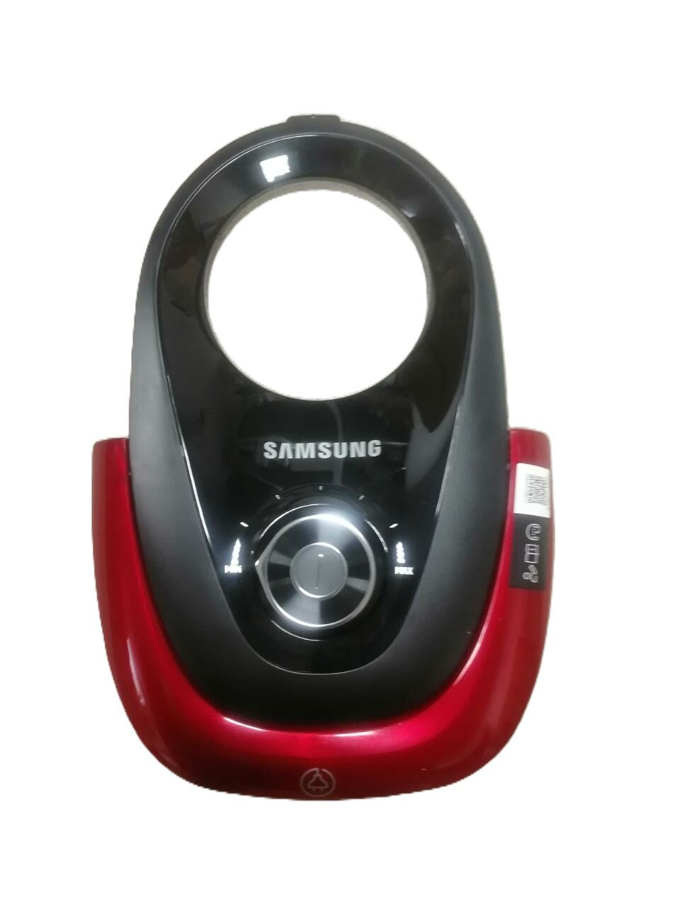 Верхняя панель Samsung DJ97-02471B оригинал, красный, с регулятором мощности