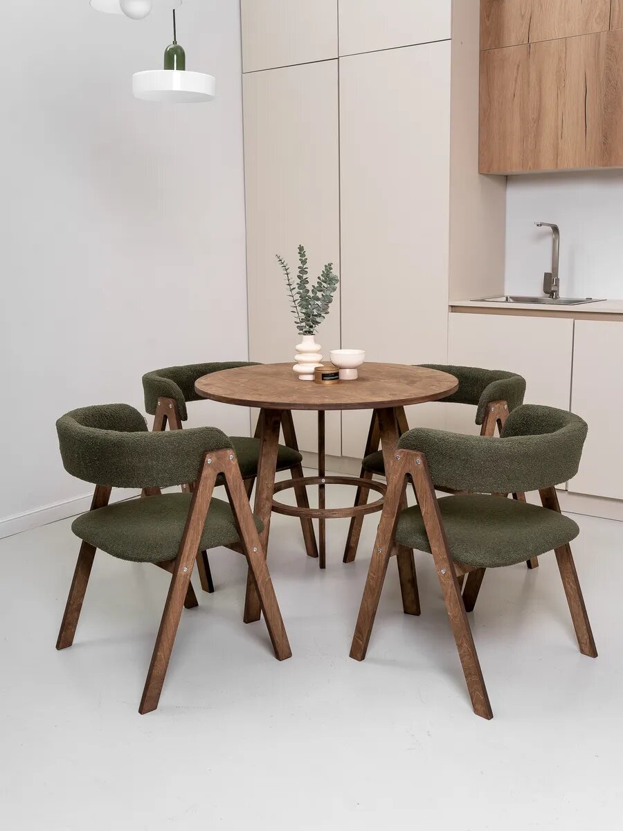 Стул мягкий кухонный со спинкой