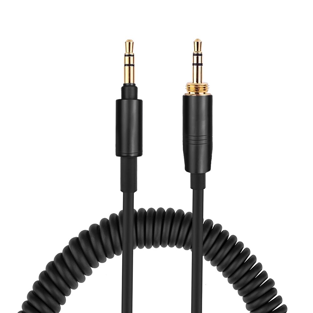 Сменный кабель для наушников Audio-Technica ATH M50XBT2 M20XBT M50x BT Bluetooth, аксессуары, пружинный кабель 6,35