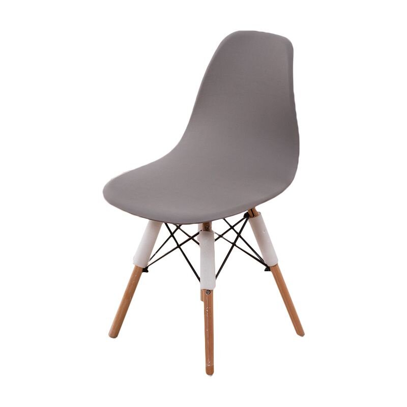 Чехол на стул универсальный кожа безопасный для кожи для свадеб вечеринок и домашнего декора серый