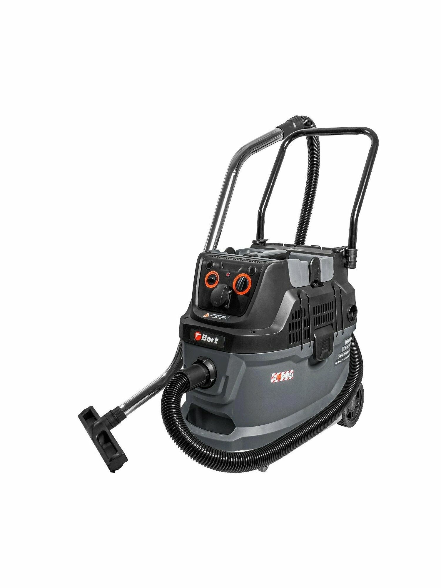 Строительный пылесос Bort BAX-600E серый (93418149)