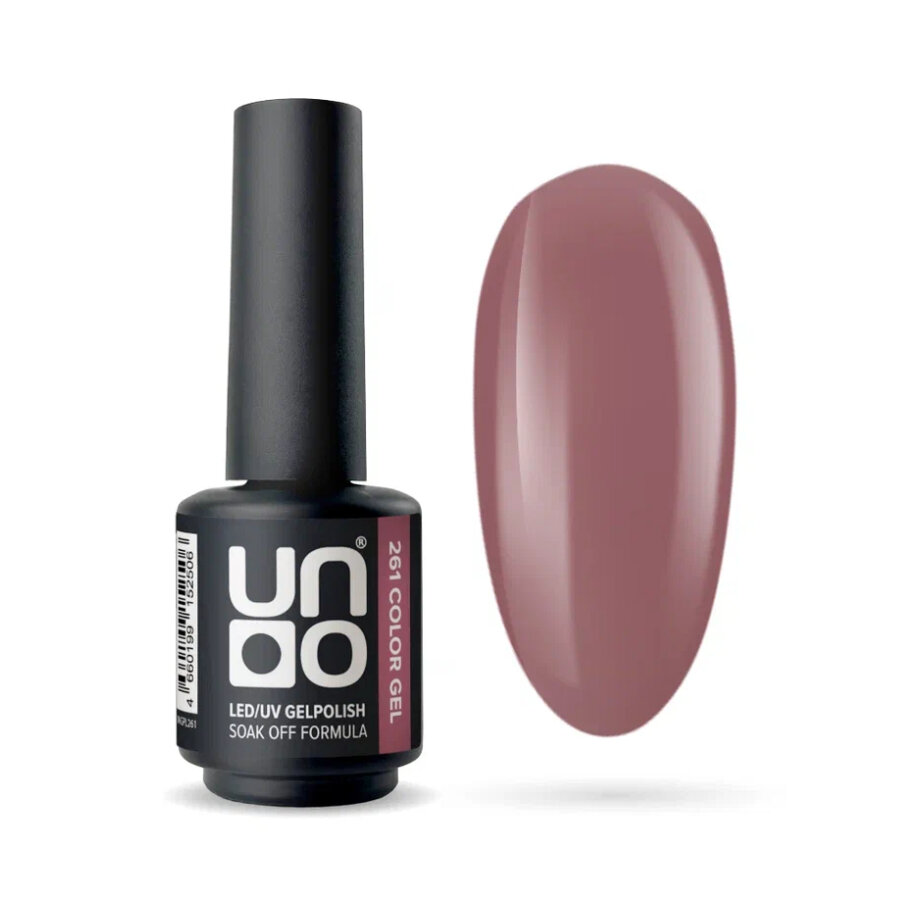 UNO, Гель-лак №261 Молочный шоколад - Milk Chocolate, 8 мл