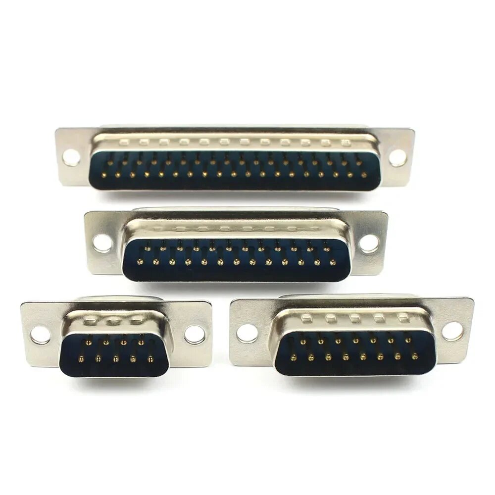 5 шт. разъем D-SUB 9 15 25 37-контактный HUAIHUASC 9P, Male