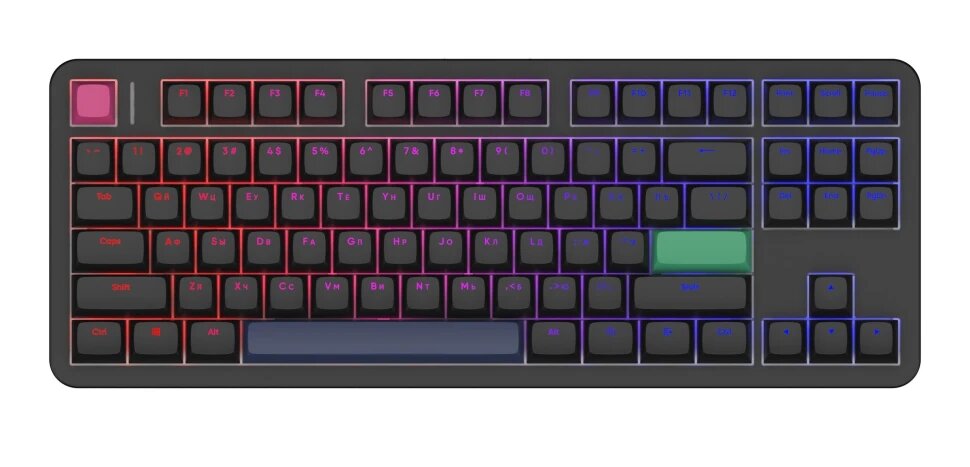Клавиатура проводная Red Square Alumix TKL Simple Black [RSQ-20049]