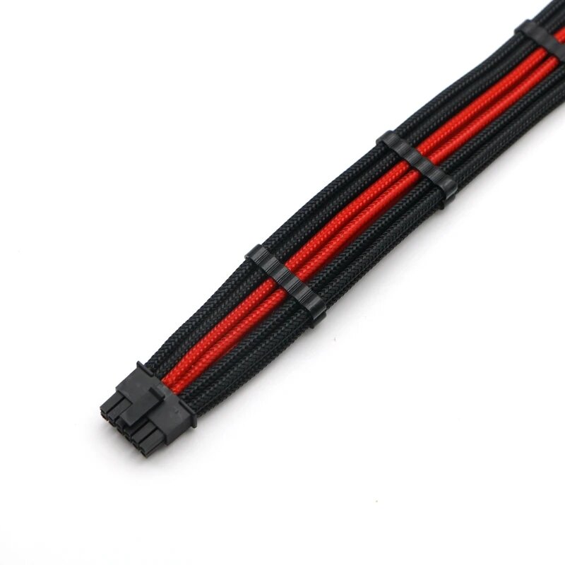 Кабель питания 30см Black-Red 12+4Pin на 3x8Pin ATX 16AWG