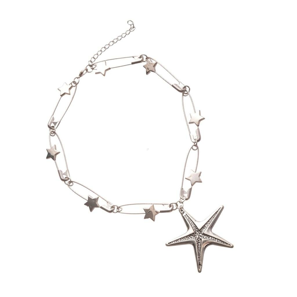 Модное ожерелье из сплава с булавками, регулируемое, для девочек