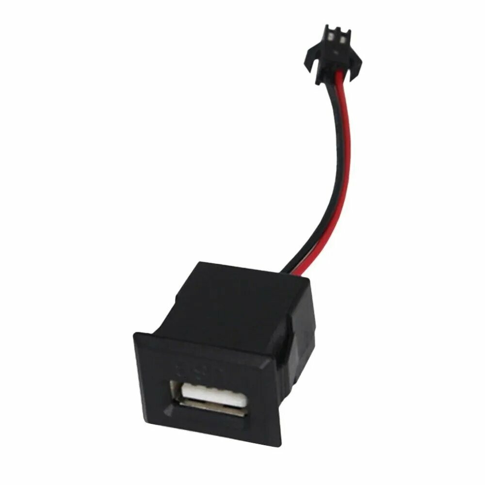 Разъем Для Подключения USB-Порта Для Зарядки с Кабельными Клеммами Гнездо Для Зарядного Устройства