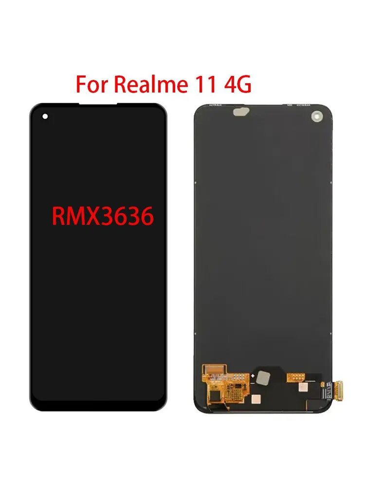 TFT Дисплей на Realme 11 4G RMX3636 в сборе с тачскрином Черны