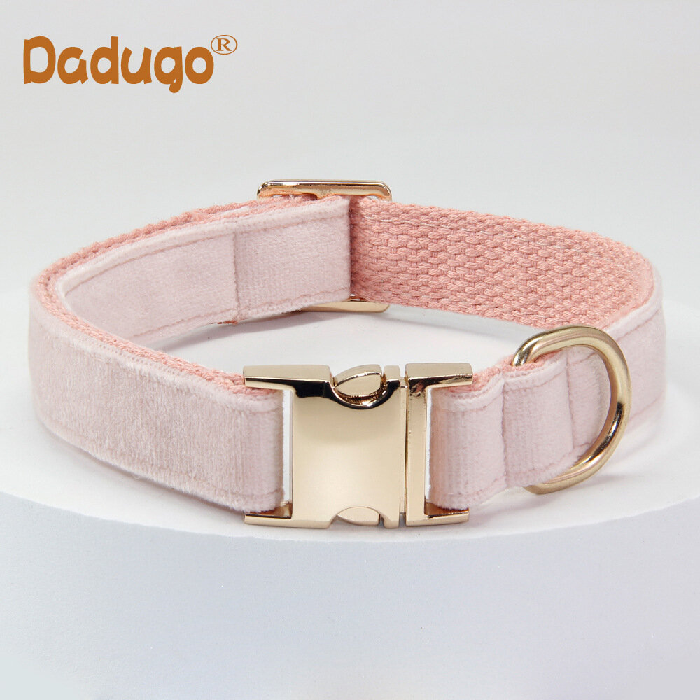 Ошейник для собак Тедди, ошейник для маленьких собак, поводок для собак с гравировкой, антипотерянный поводок, ошейник для золотистых ретриверов, средний и большой размер, плюшевый ошейник