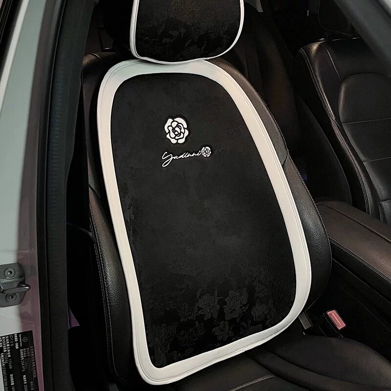 Льняная накидка на автомобильное сиденье, всесезонная, женская, премиум-класса, модель «Камелия» 2025 года, новая,