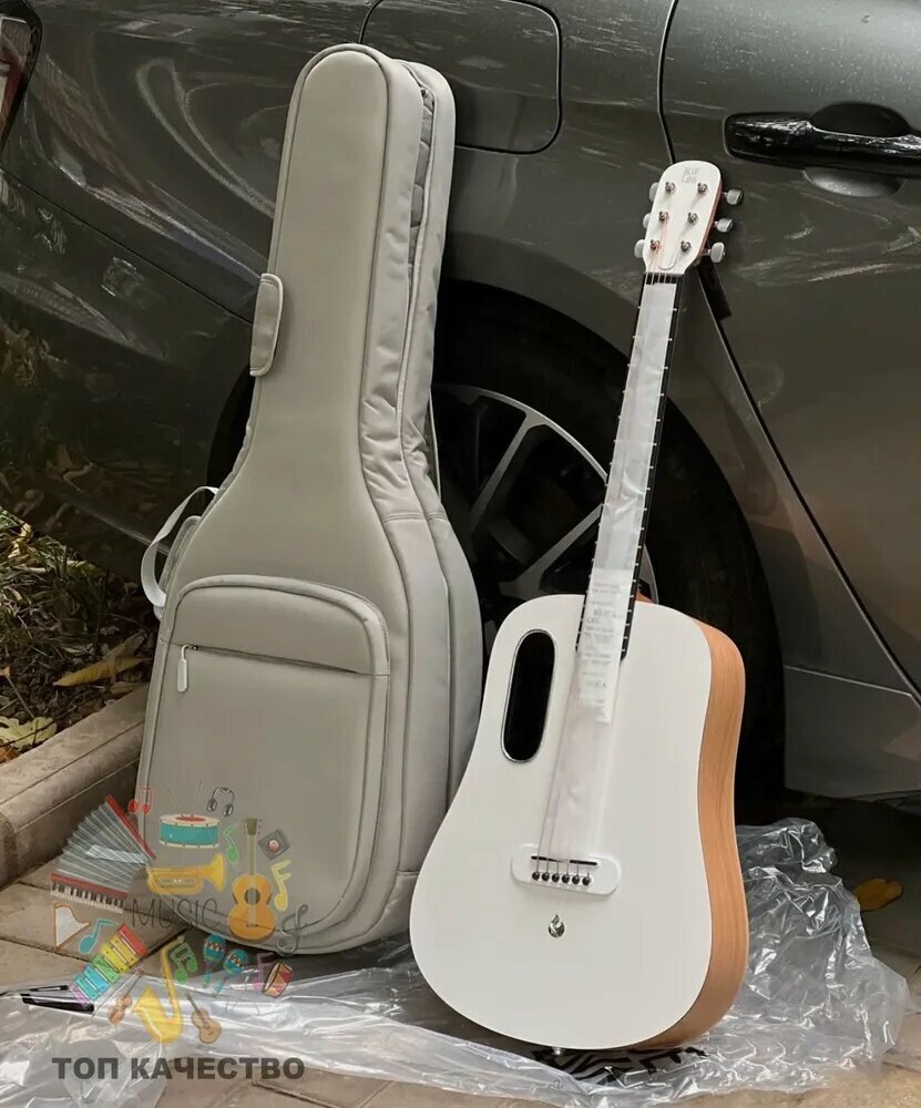 LAVA MUSIC Акустическая гитара Трансакустическая BLUE LAVA Original - Гитара трансакустическая без эффектов 6-струнная, корпус Махагони 3/4