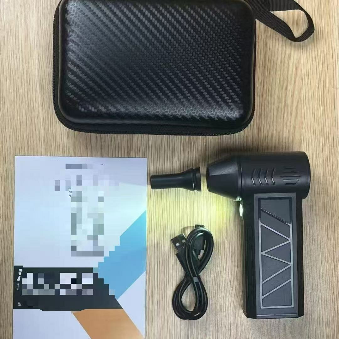 Мощный вентилятор 80k об/мин, турбо USB, портативный мини-вентилятор без щеток с LED-подсветкой для снегоуборки