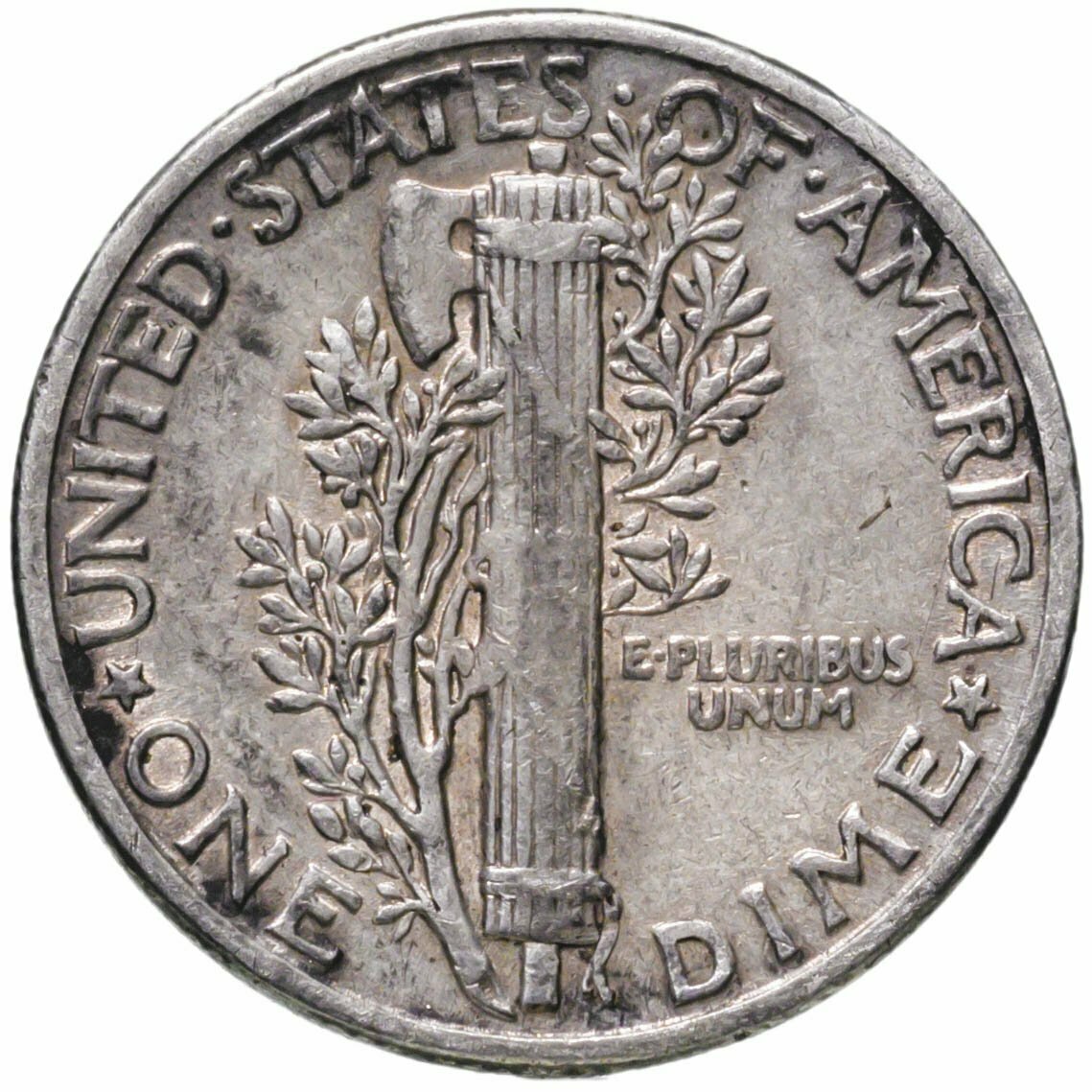США 10 центов дайм, one dime 1944, Серебро 900, в сохранности VF-XF