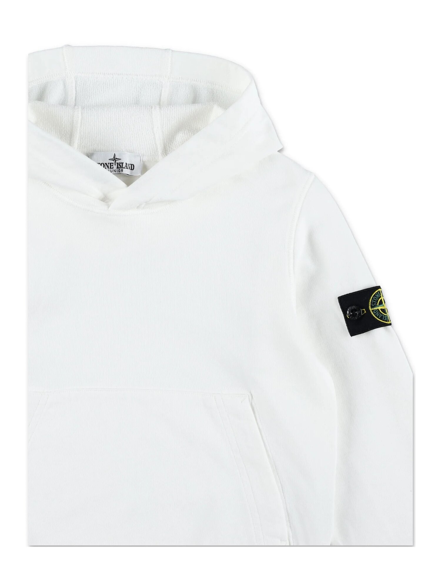Толстовка Stone Island Compass, размер 8 лет, белый — фото 1