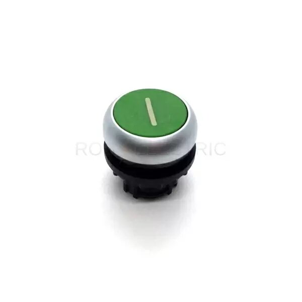 Головка светосигнальной кнопки Eaton M22-D-G-X1, без фиксации, зеленая