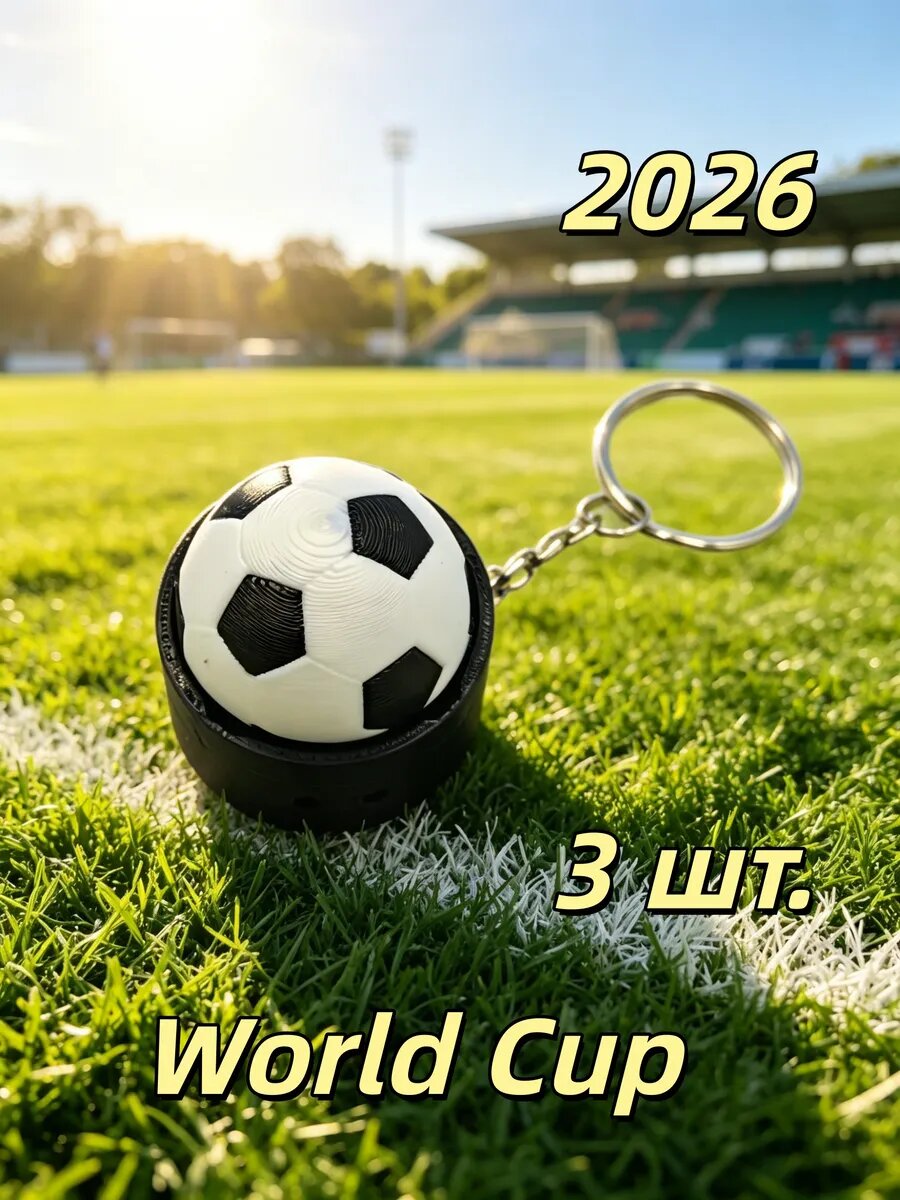 World Cup 2026 Брелок Футбольный мяч