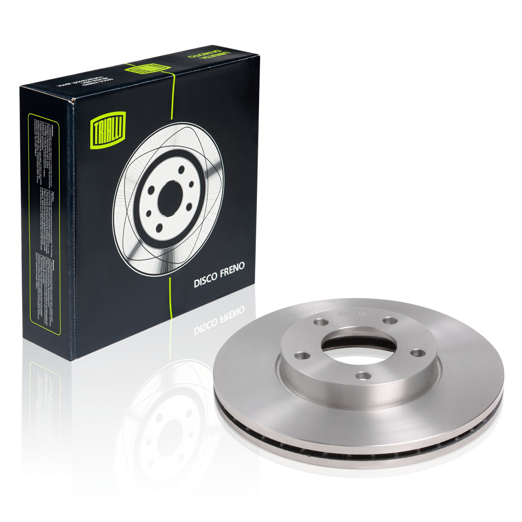 TRIALLI df-250101 (BP4Y3325XB / BP4Y3325XC / BP4Y3325XD) диск торм. для а / м Mazda (Мазда) 3 (03-) перед. (Комплект 2 штуки)