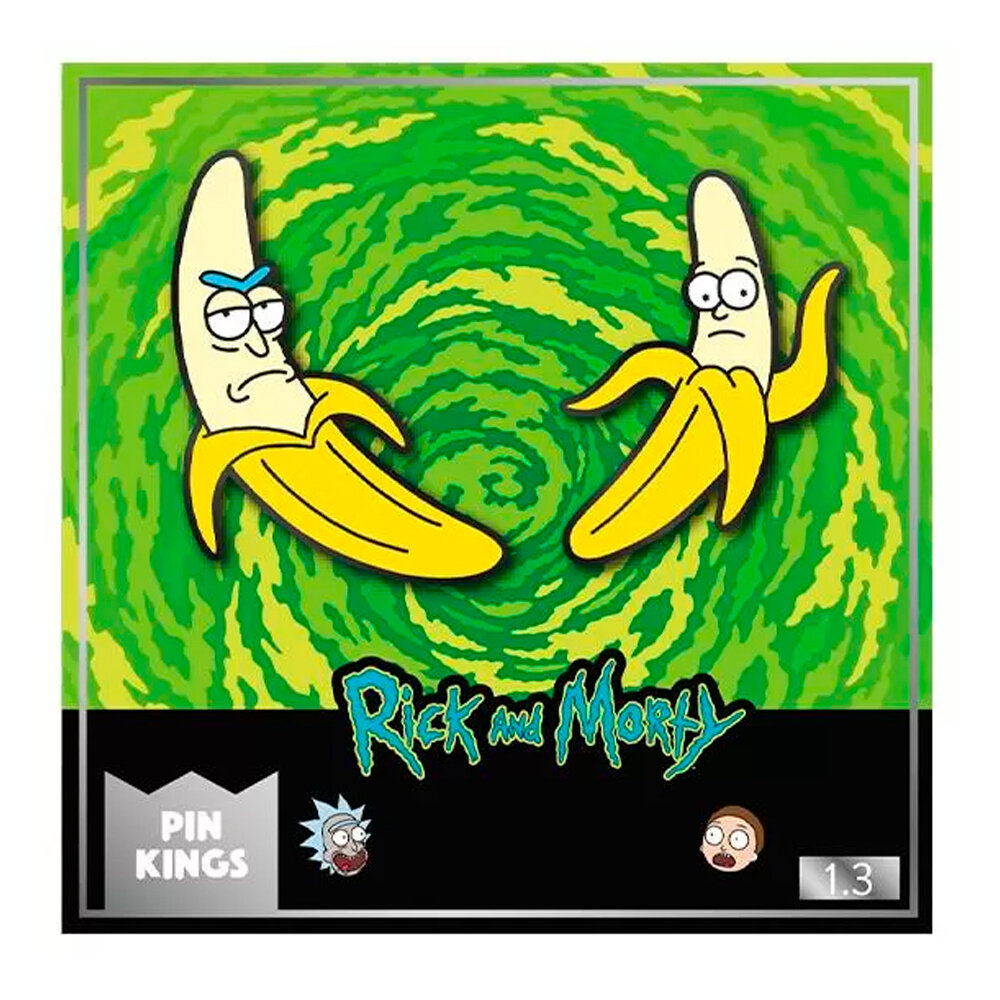 Значок Pin Kings Рик и Морти 1.3 Банан - набор из 2 шт