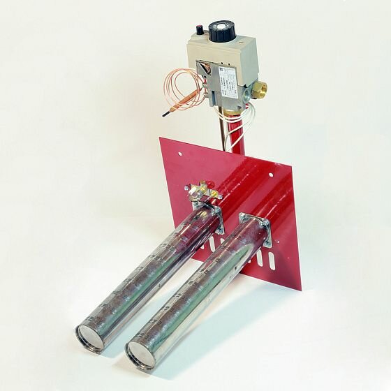 Газогорелочное устройство / ГГУ Вега-1, панель Пламя (12 кВт), комплектация: Sit 630 + Аналог (272 мм) (3054)