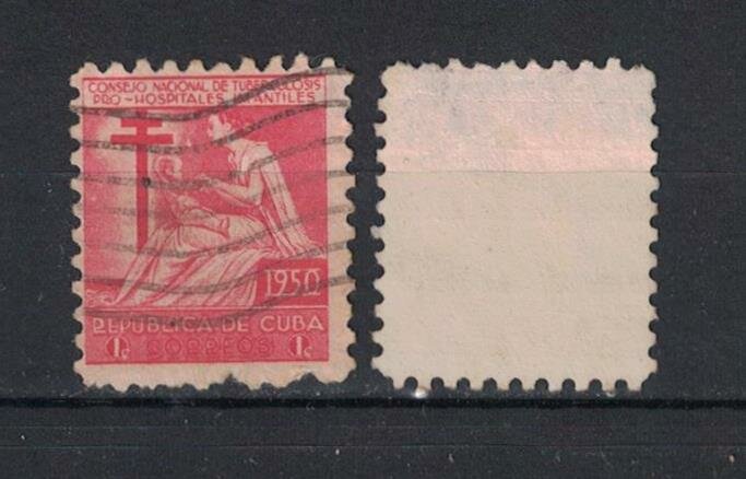 Почтовые марки Куба 1950г. "Налог для противотуберкулезного фонда" Медицина U