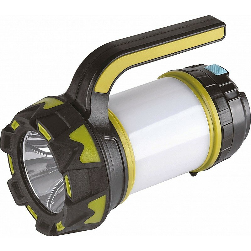 Camelion LED5124 (фонарь аккум. черн/зел, USB2.0, Micro USB, Powerbank, 5Вт, 4,4 А-ч, пластик, кор.), цена за 1 шт.