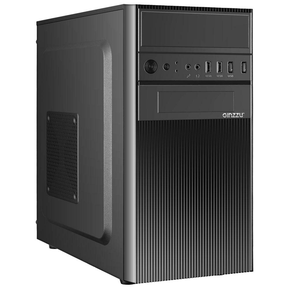 Корпус GINZZU D190, mATX, без БП, черный