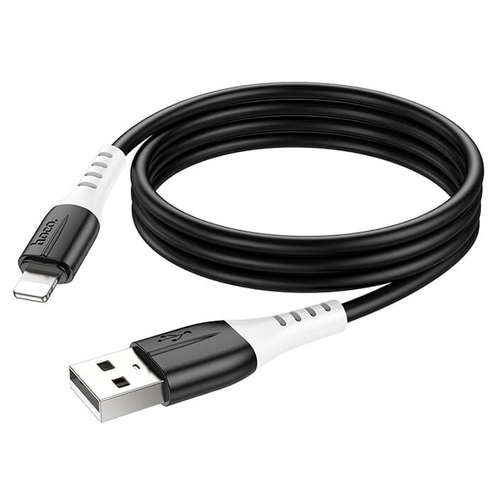 Кабель HOCO Х82 IP Silicone Lightning 1м Black