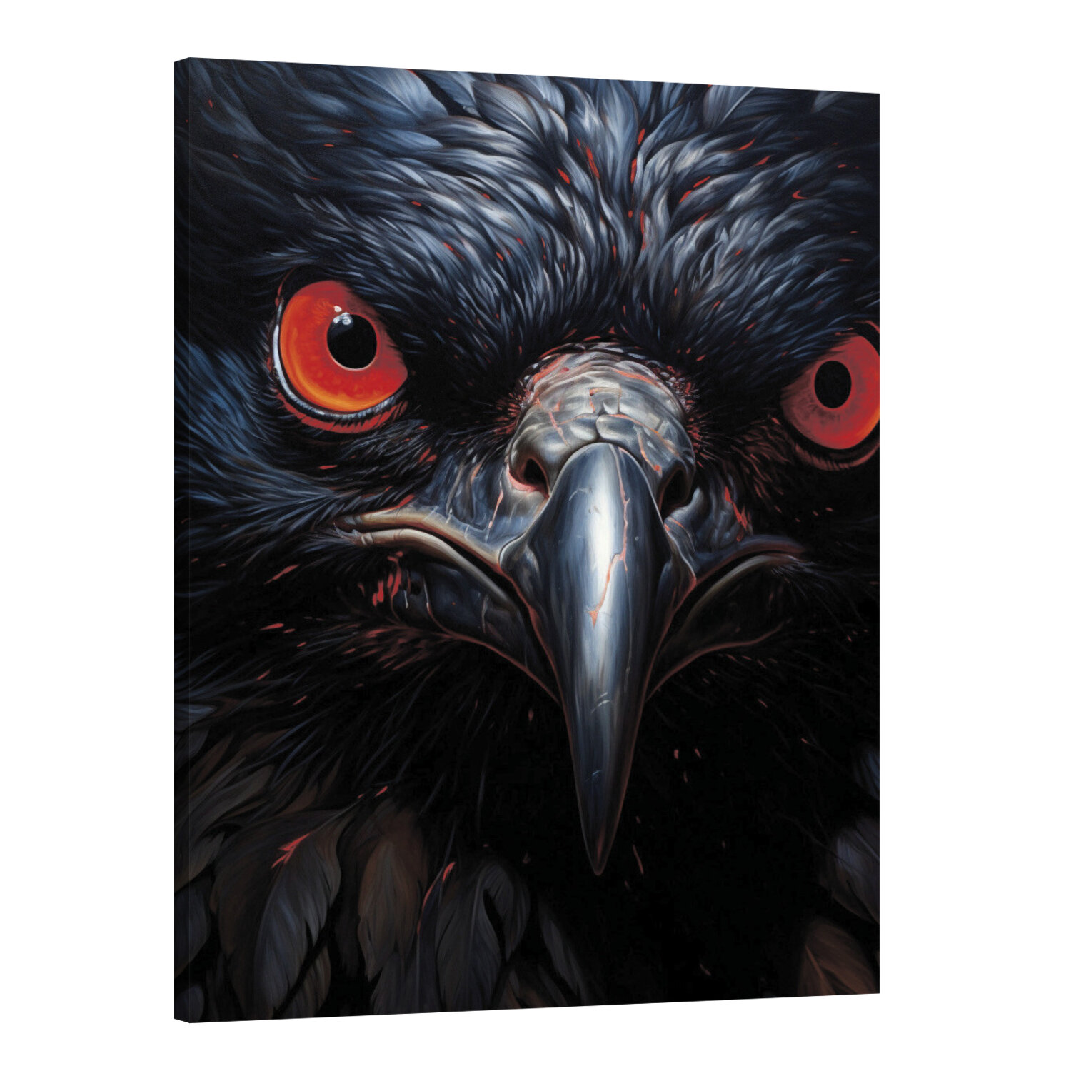 Интерьерная картина 50х70 "Вороний взгляд"