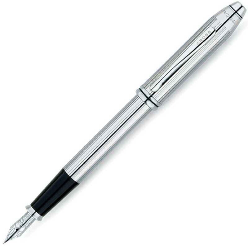 Cross Перьевая ручка Townsend. серебристый. (536-FS)