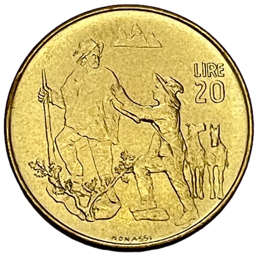 Сан-Марино 20 лир 1972 г.