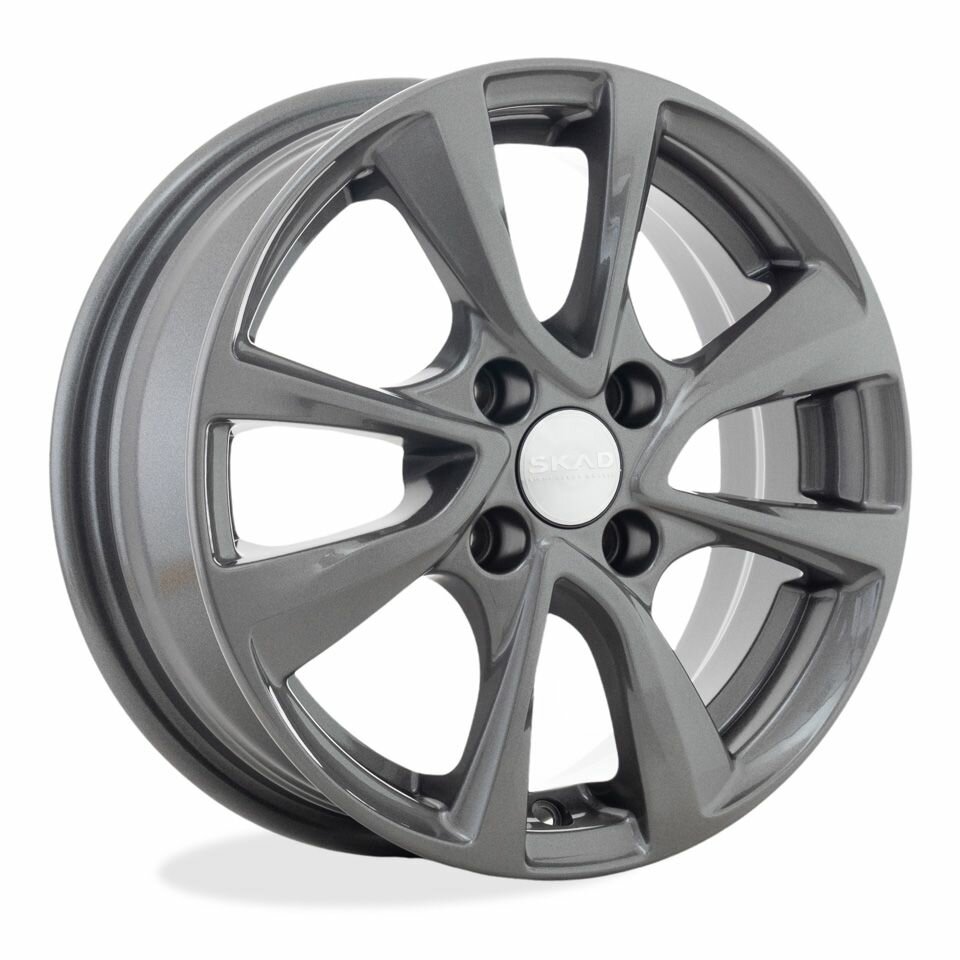 Диск литой СКАД Ницца 5,5\R14 4*100 ET45 d67,1 Графит [2950227] Fb max 460 kg легкосплавный