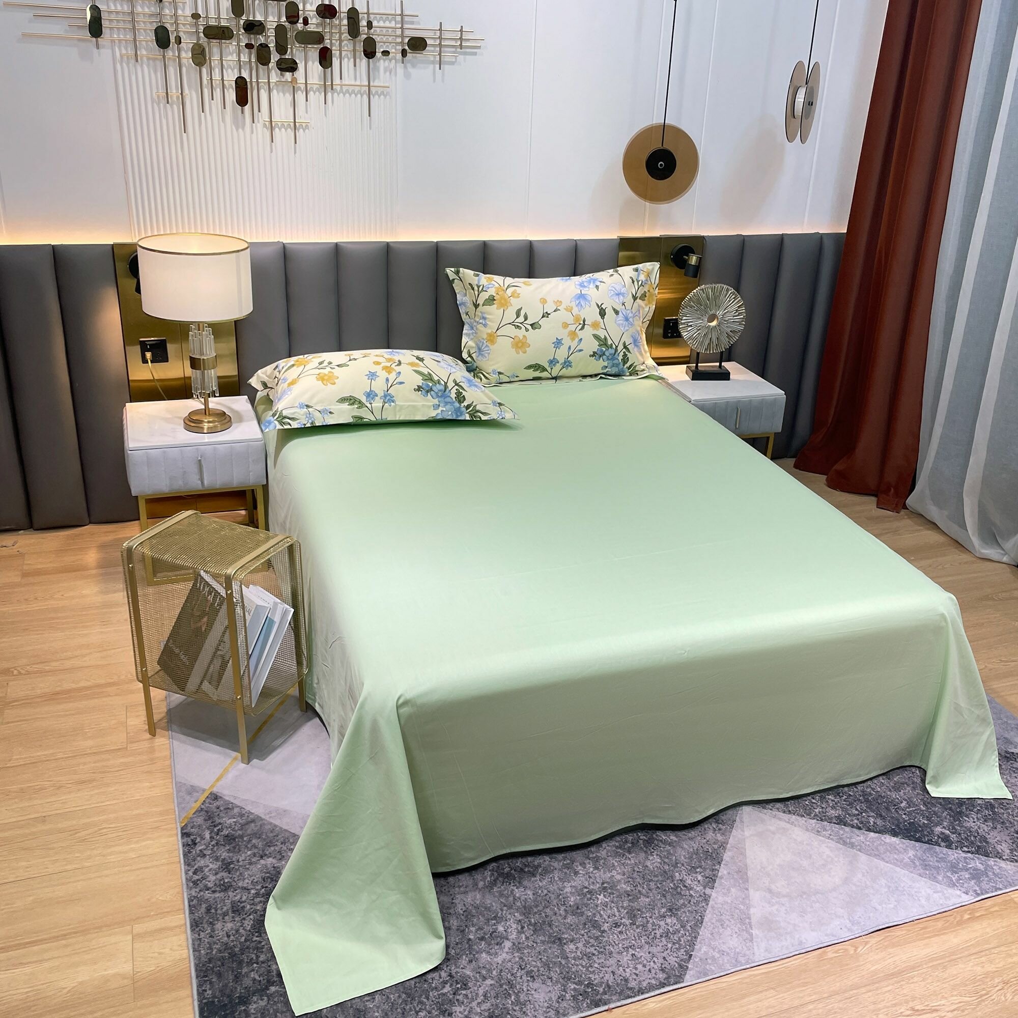 Простыня Да Шу, размер 180x210 см премиальное качество семейное