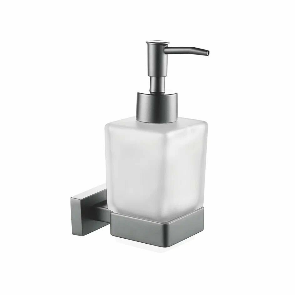 Дозатор для жидкого мыла SHEVANIK SG5644T оружейная сталь