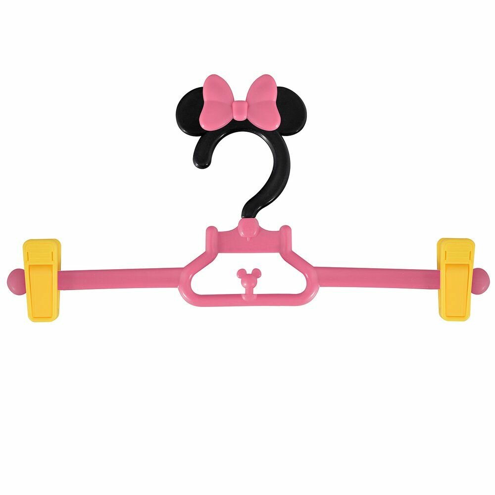 Вешалка Мультидом "Мышка" VL90-203, для детской одежды, с зажимами, пластик, 30 см 1 шт