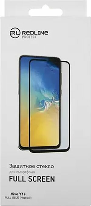 Защитное стекло Red Line Full Screen для Vivo Y1s Black