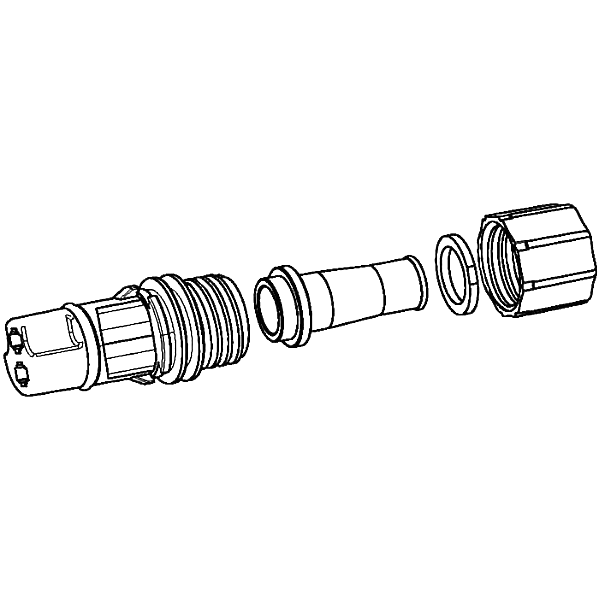 HELLA 9XX 340 879-001 (0910347 / 5015865 / 55862) комплект соединителей проводов 2-pin easyconn d=19.5mm hella