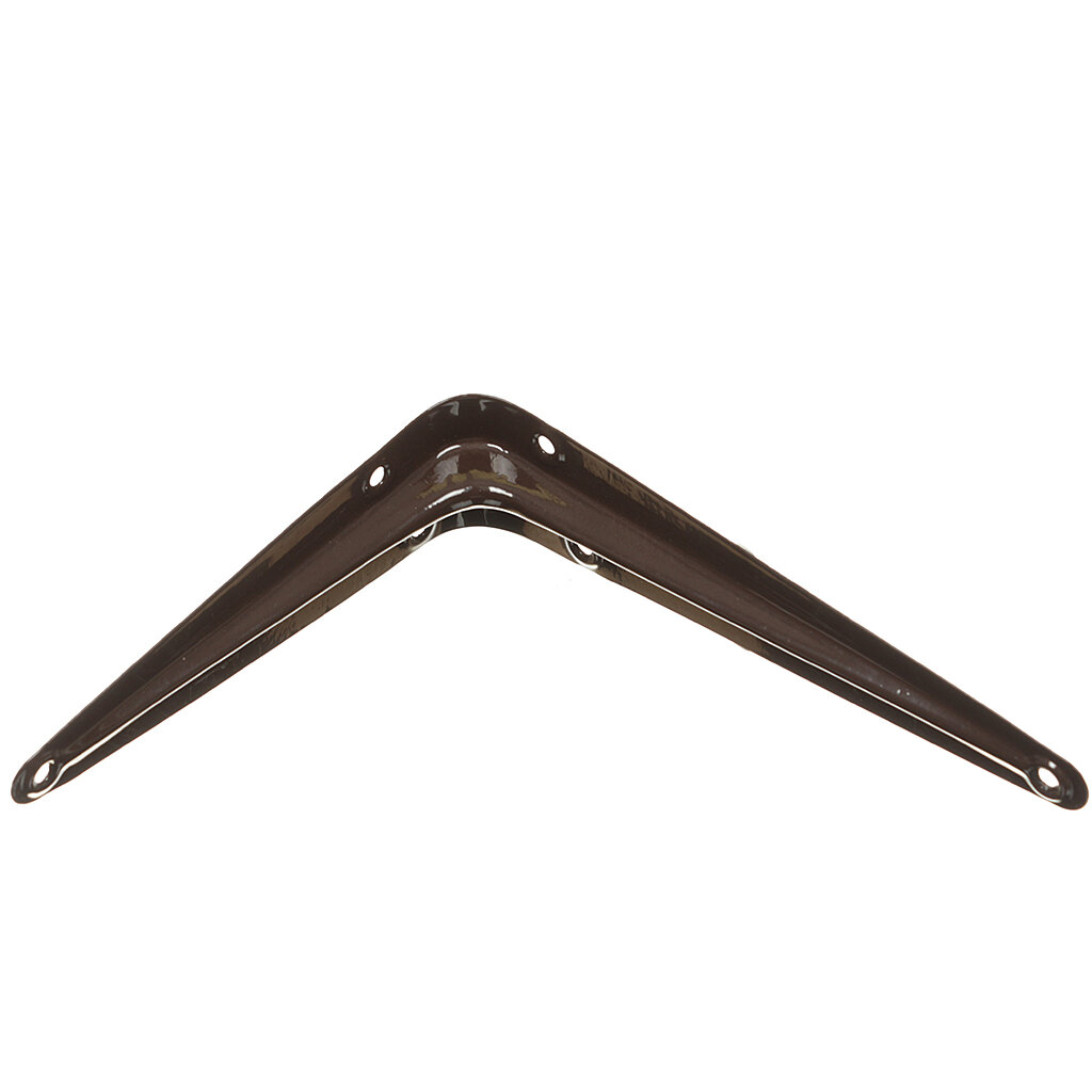 Кронштейн металлический Trodos 150x125 мм коричневый для полок, консоль 5x6 мм, 309008