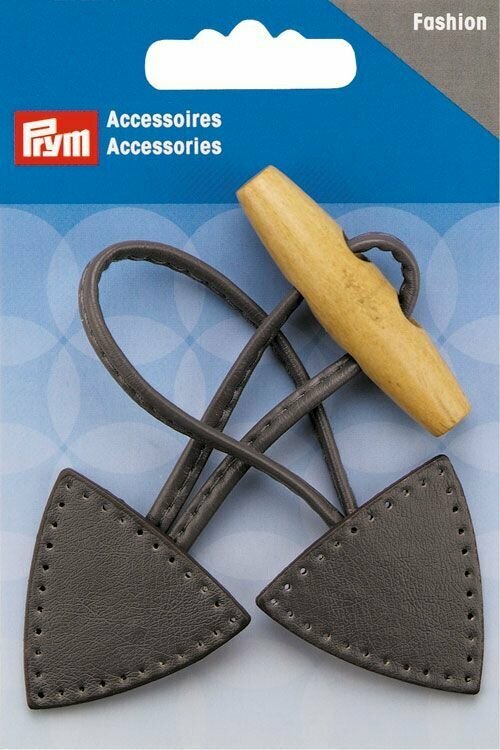 Застежка-клевант, темно-серый (15*5см) PRYM 417716