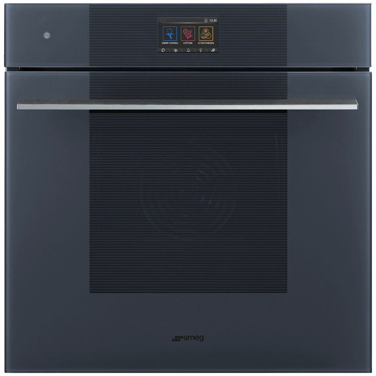 Электрический духовой шкаф Smeg SO6104APG 59 см, 68 л гриль конвекция, серый