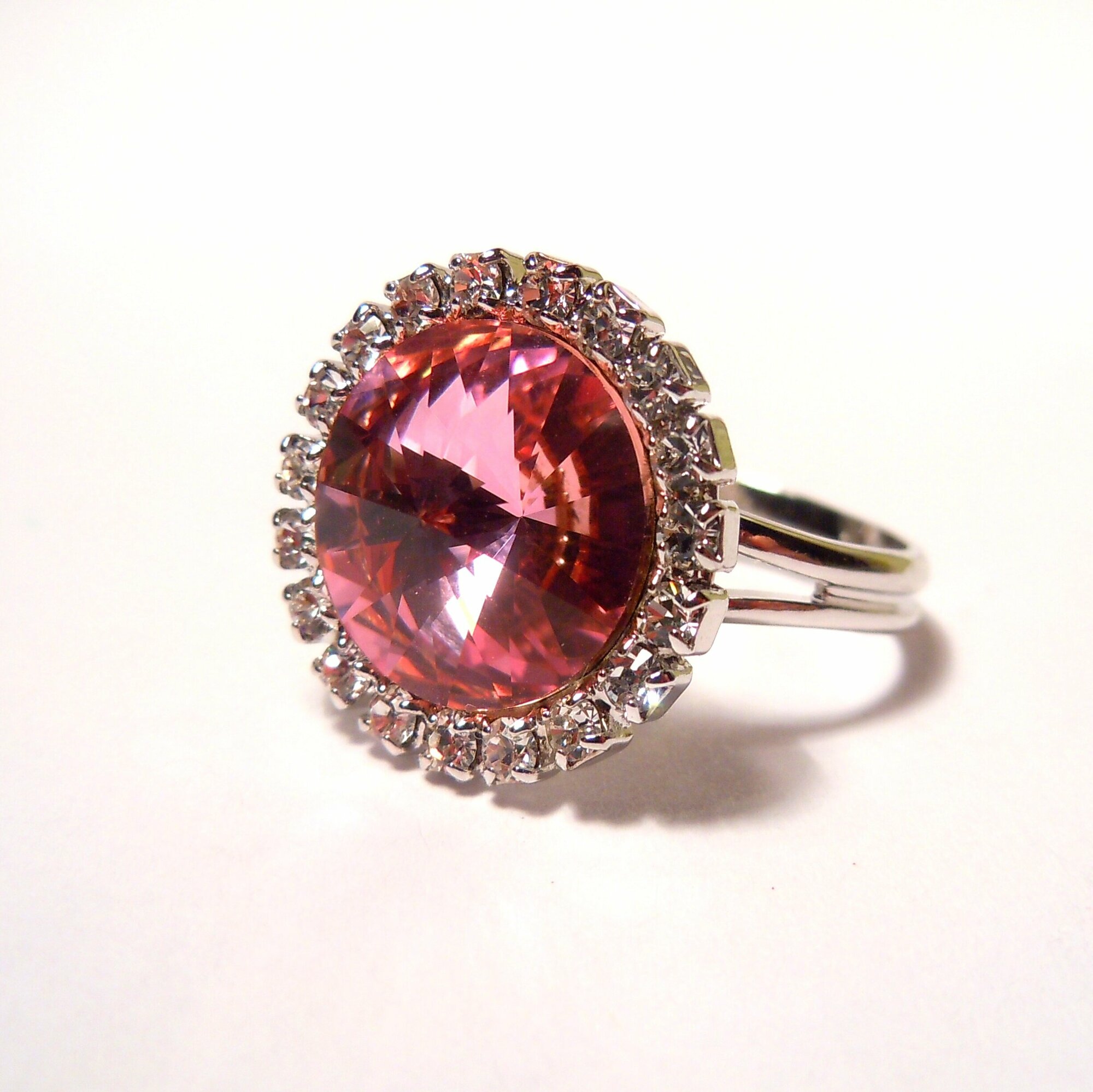 Кольцо, кристаллы Swarovski, Swarovski Zirconia