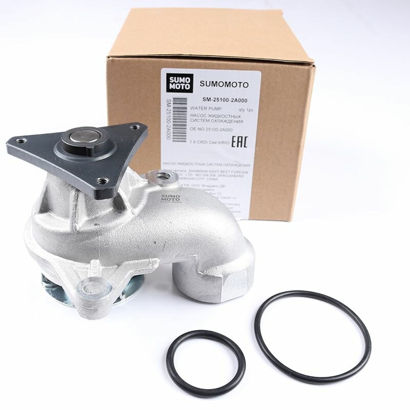 Водяной насос ( помпа ) Sumomoto SM-25100-2A000 Kia Cee'd/RIO 1.6 CRDi OEM 25100-2A000