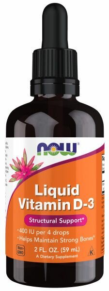 Витамины NOW LIQUID VITAMIN D-3 (59 мл)