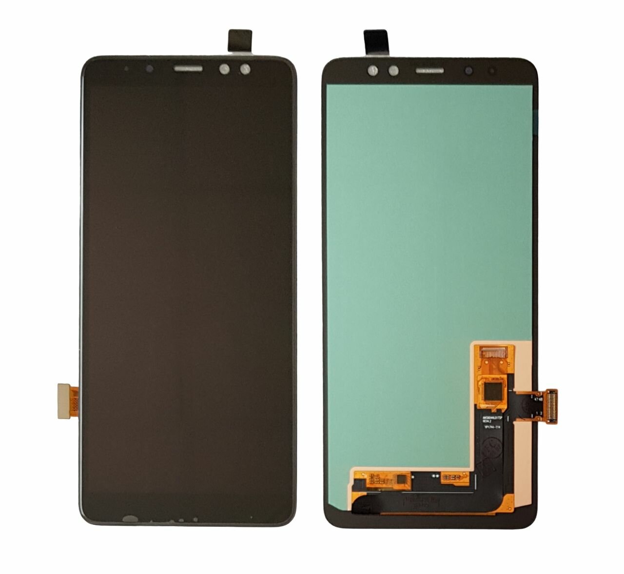 Дисплей Samsung Galaxy A8 Plus 2018/SM A730F с сенсором черный (OLED)