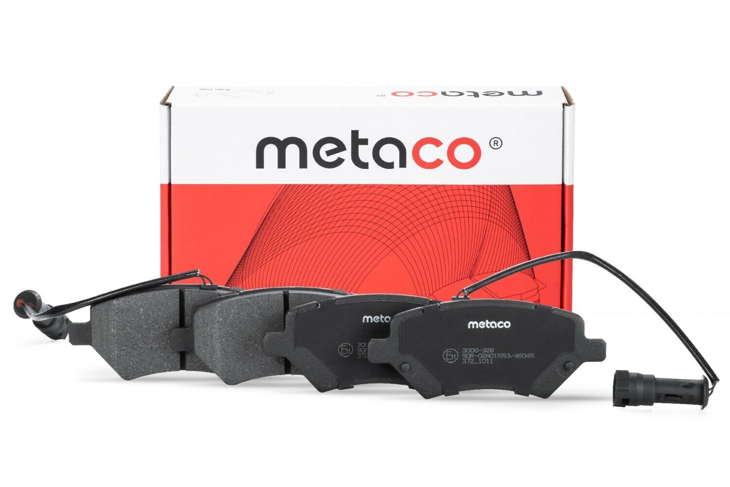 Колодки тормозные передние к-кт METACO 3000328