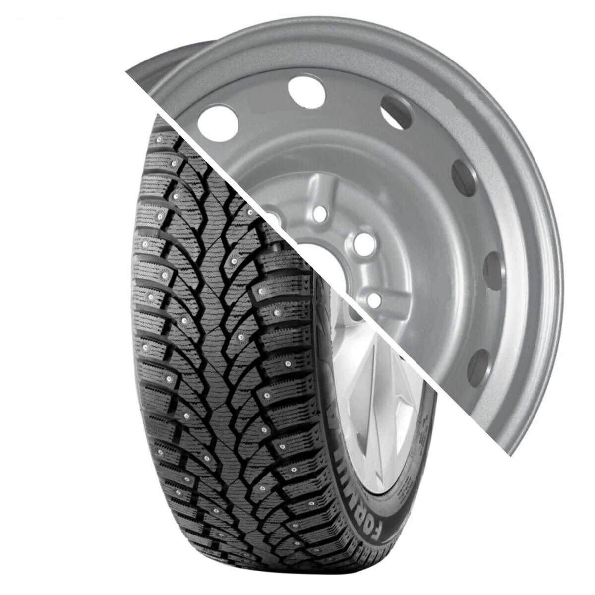 Колесо в сборе R14 Pirelli Formula Ice 175/65 T 82 + ТЗСК Тольятти ВАЗ 2112