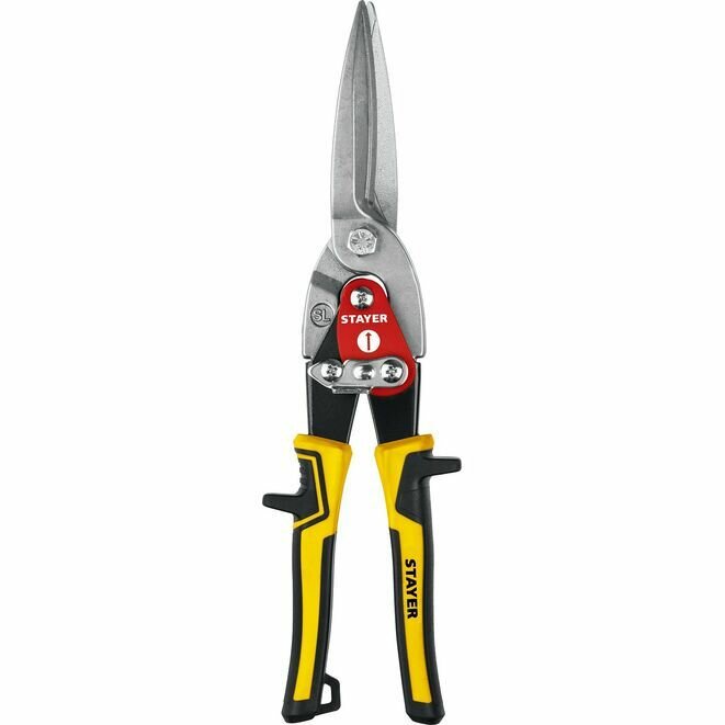 Ножницы по металлу Cobra STAYER 290 мм, прямые, удлинённые, Master
