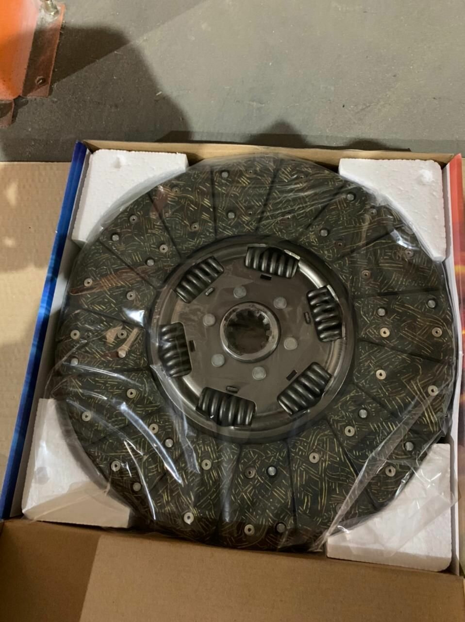 Диск сцепления ведомый для а/м газон next, паз-вектор next дв. ямз 53423, ямз-5344 (362мм)