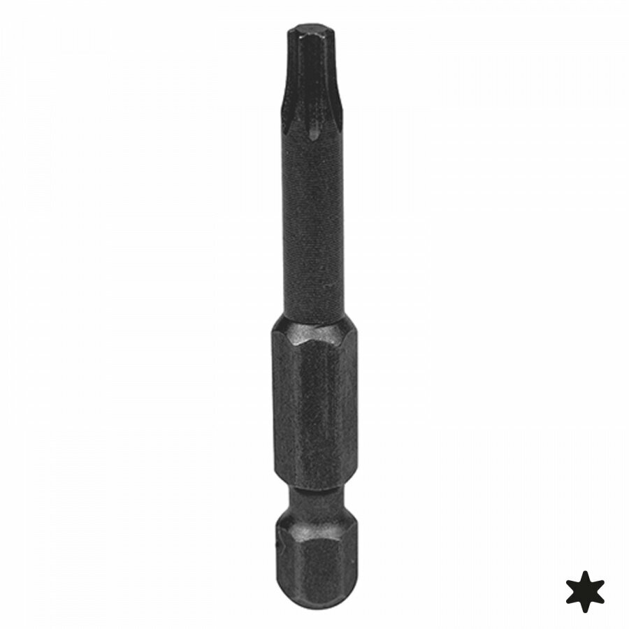 Вставка (бита) торцевая 1/4", TORX, Т27, L = 50 мм, для шуруповерта KING TONY 715027T
