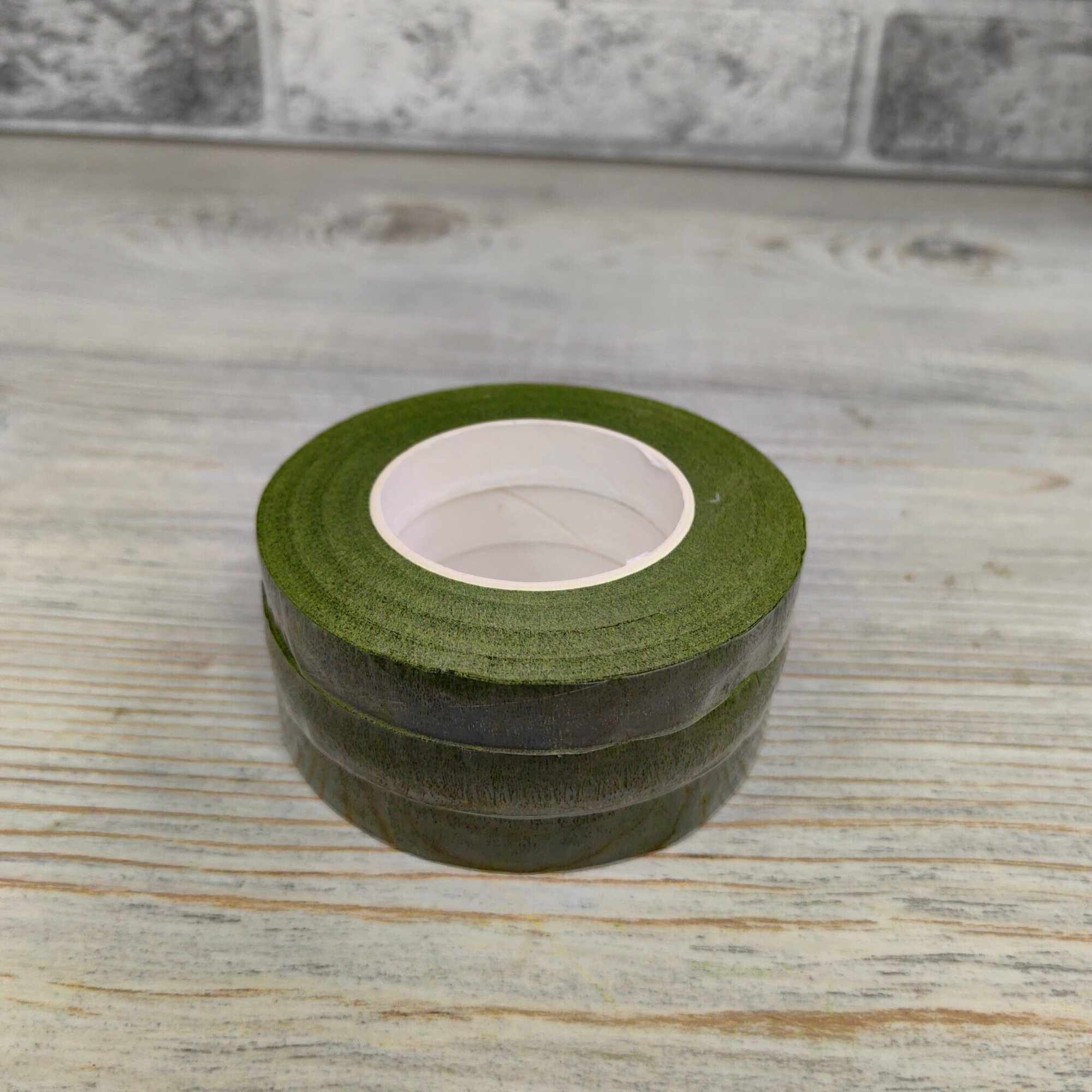 Тейп лента флористическая Травяная 12мм*27м (3шт)