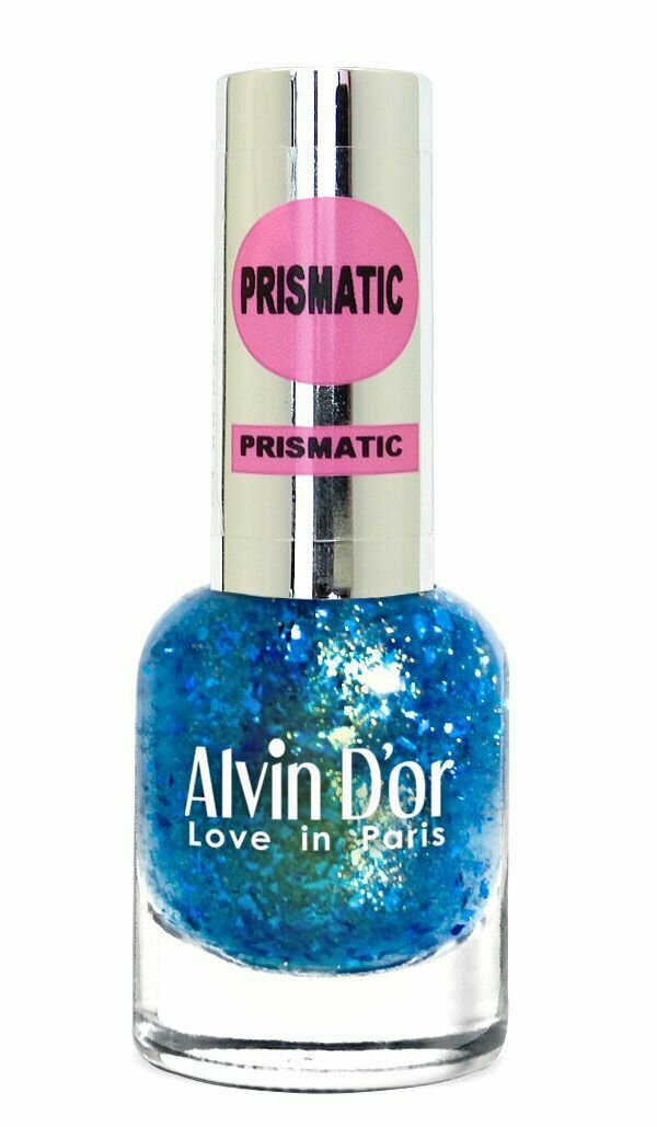 Alvin D'or, Лак для ногтей PRISMATIC тон 33 (тёплый голубой)
